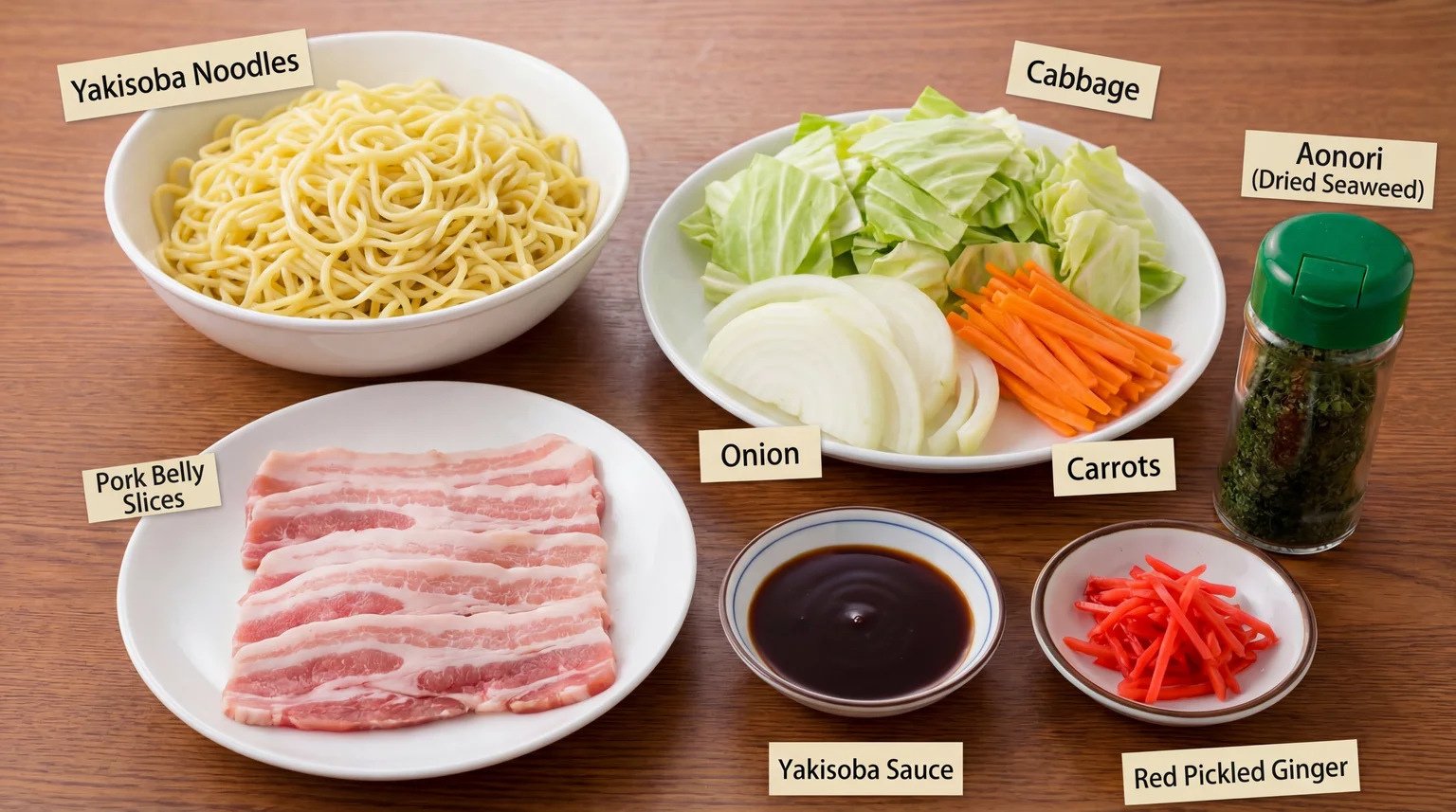 Japanese Yakisoba Stir Fry Noodles Recipe | Asian Foods Daily